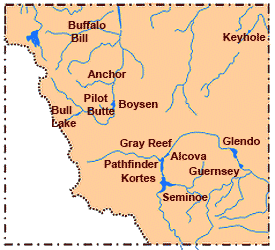Current Data for Pathfinder Reservoir, WY