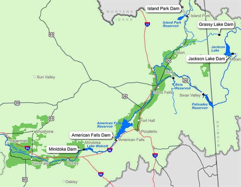 Upper Snake Field Office Dams, Projects | Bureau of Reclamation